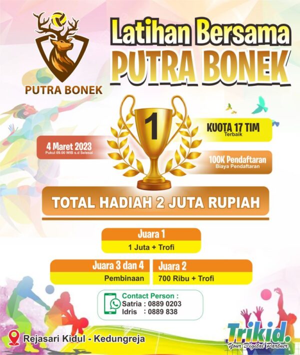 Desain Banner Pamflet Bola Voly Cdr — Berbagi